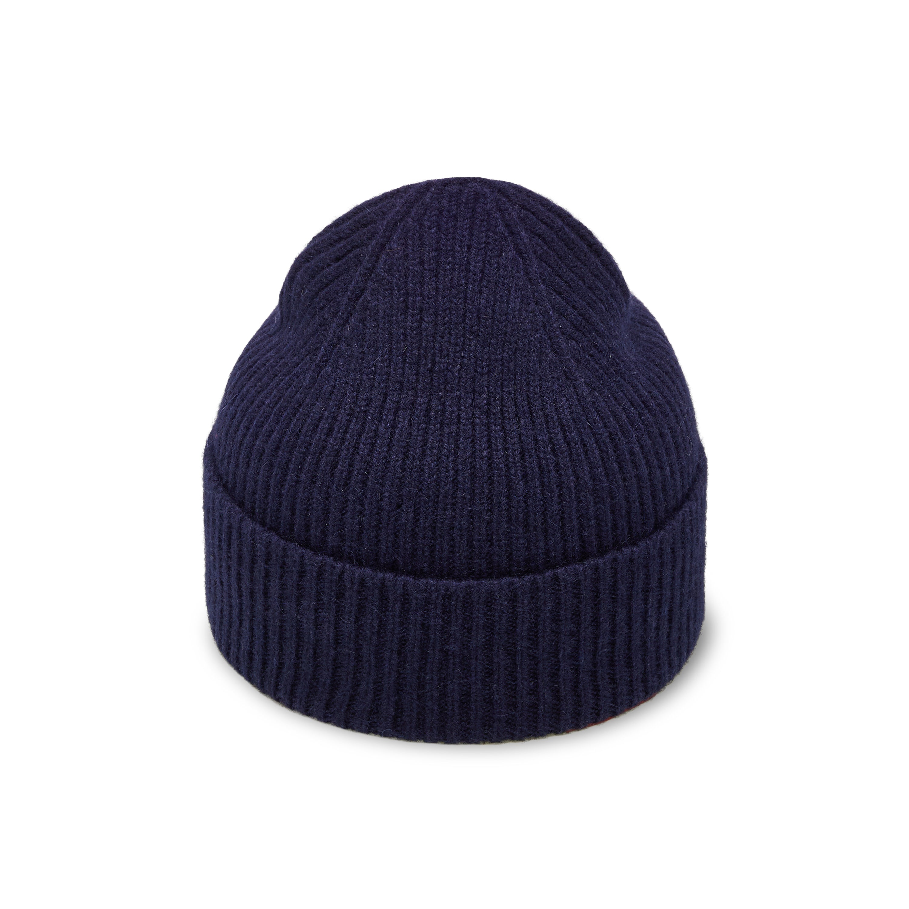 Bonnet Classique Navy en laine et angora | L'HIVER